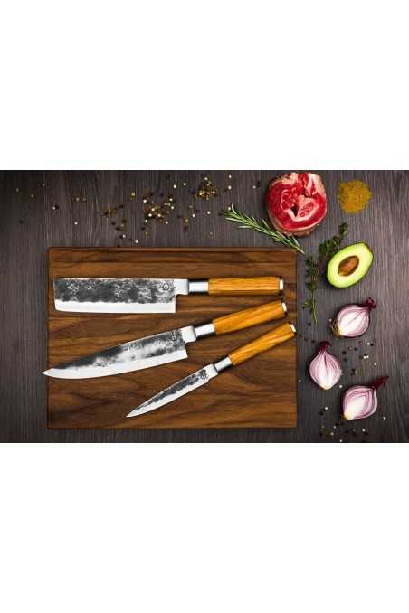 Forged Olive Messenset - 3 Delige Messenset van Forged